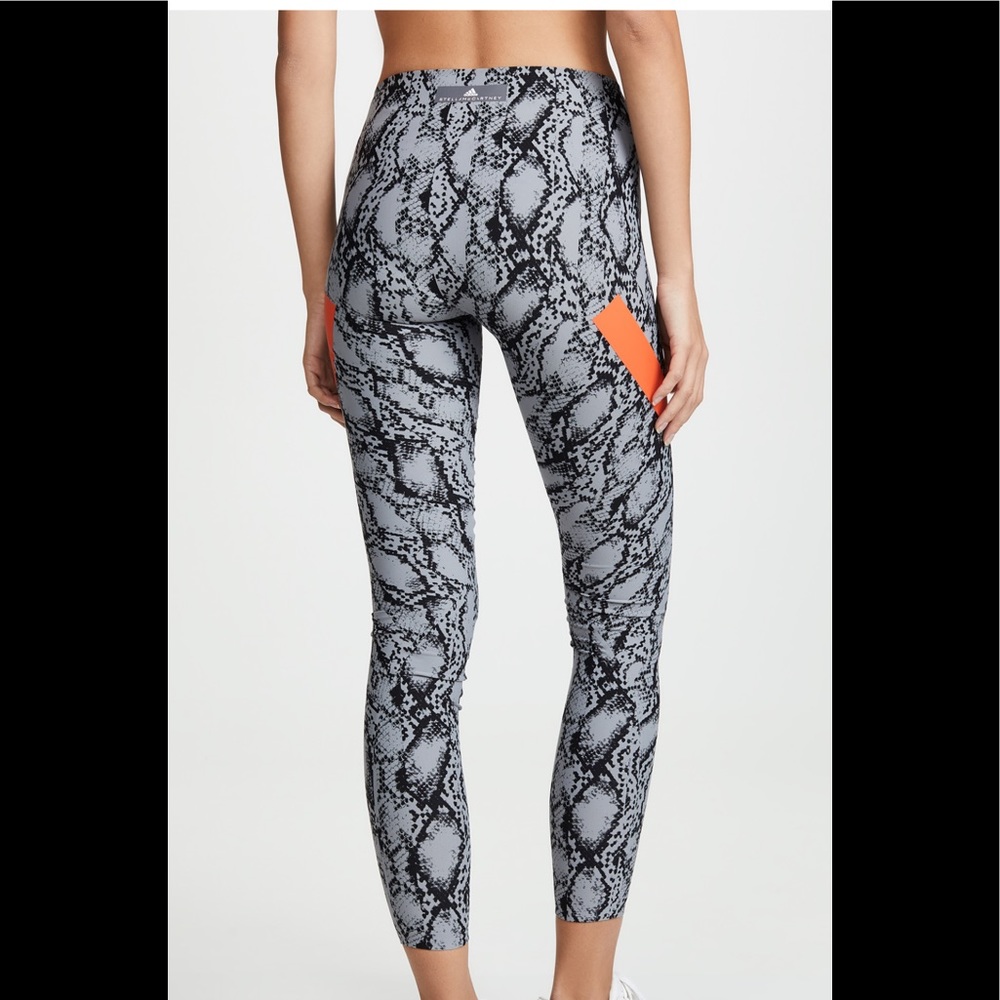Adidas By Stella Mccartney Snake Print Leggings - Gem